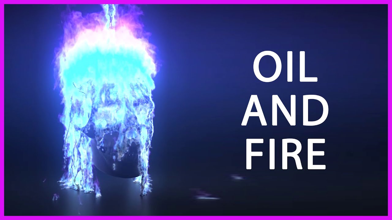 Oil and Fire Effect in Houdini Tutorial - YouTube