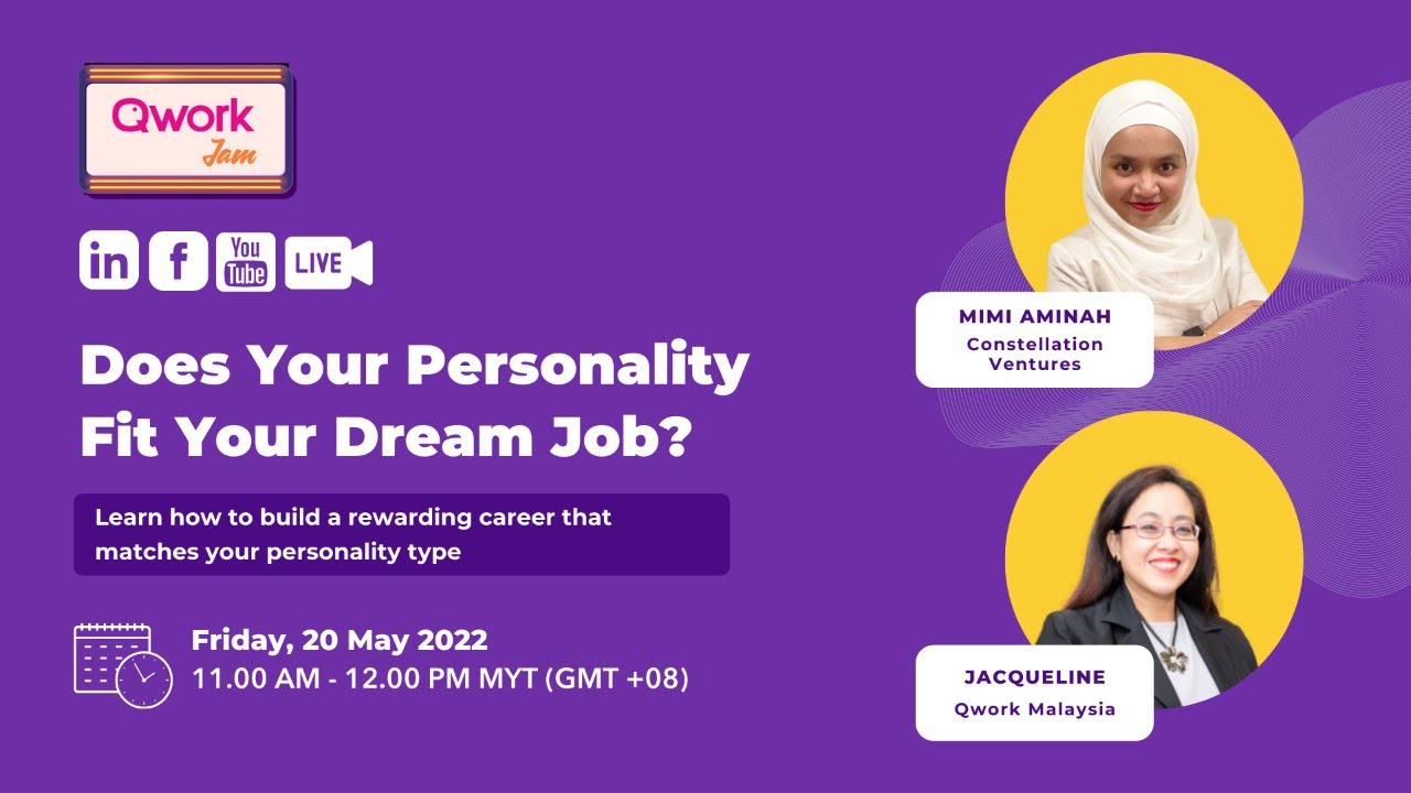 Qwork Jam #7: Does Your Personality Fit Your Dream Job? 💭 - YouTube