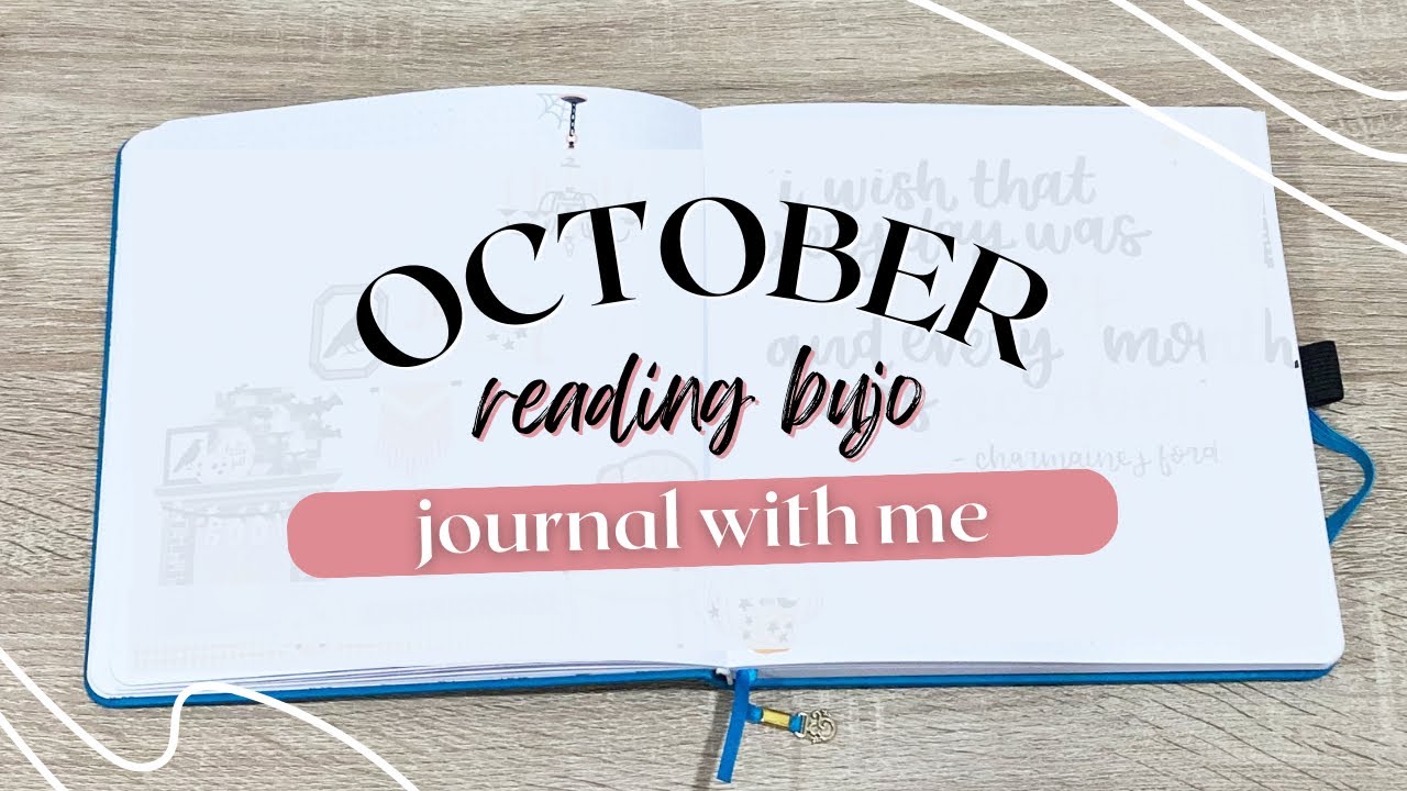 october 2023 book journal setup - YouTube