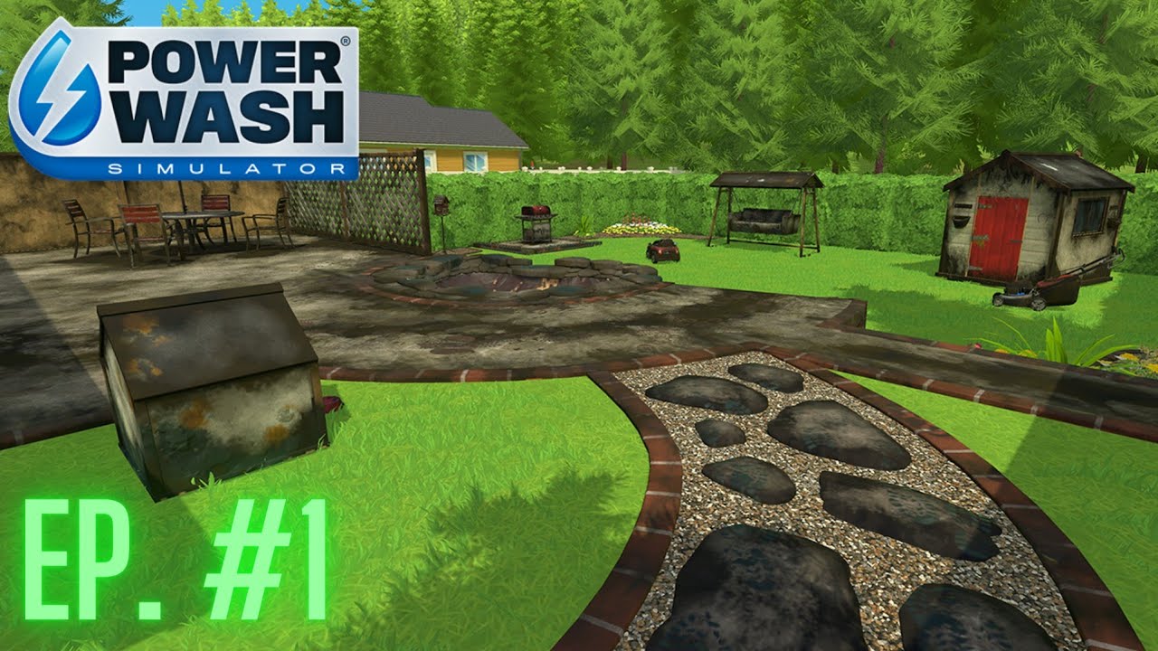 The Dirtiest Backyard Ever!!! | Power Wash Simulator With Cody ...