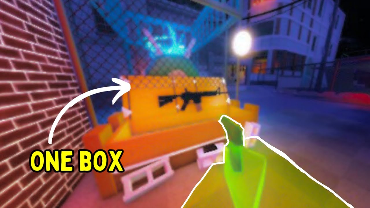 one box challenge, but on fake cod zombies - YouTube