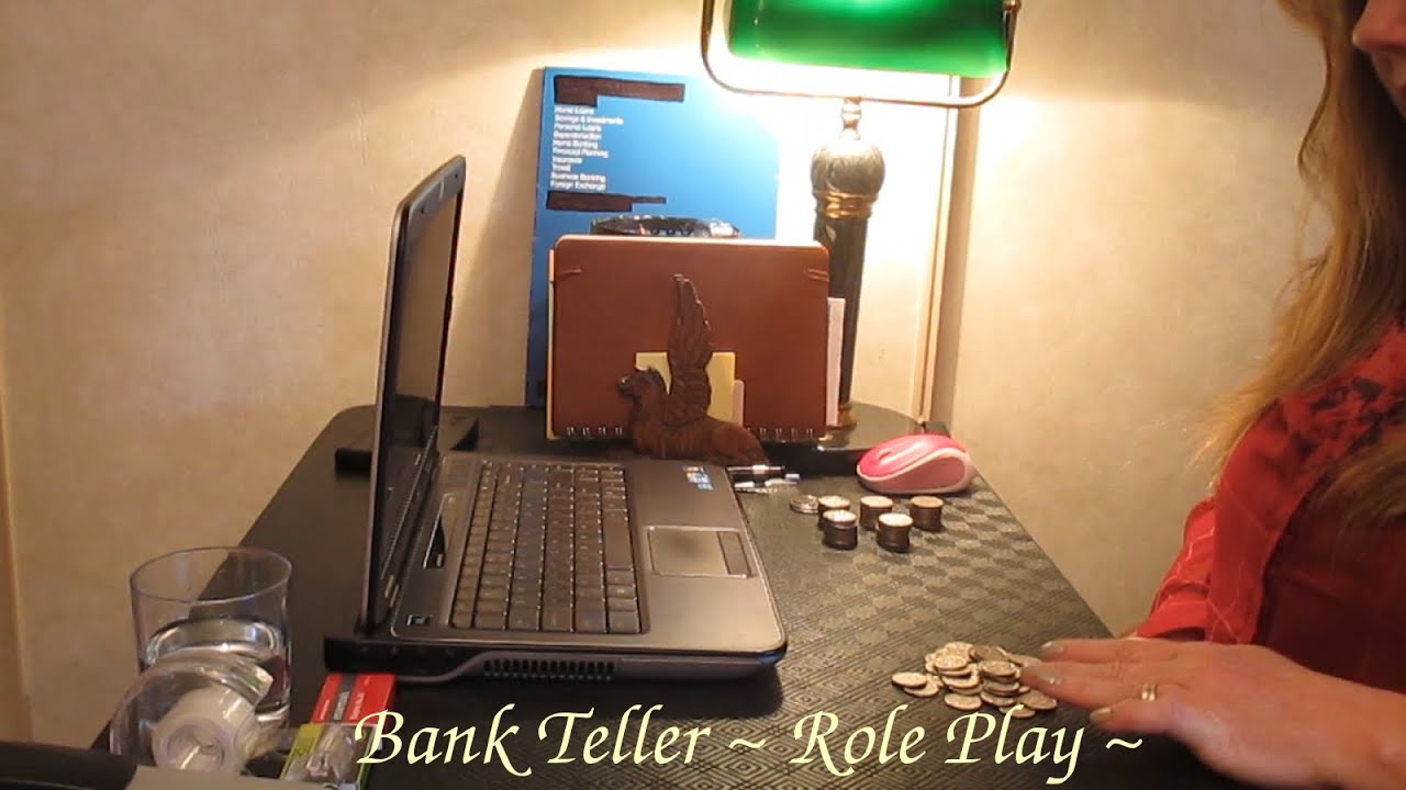 ASMR **BANK TELLER RP/OPENING ACCOUNTS** - YouTube