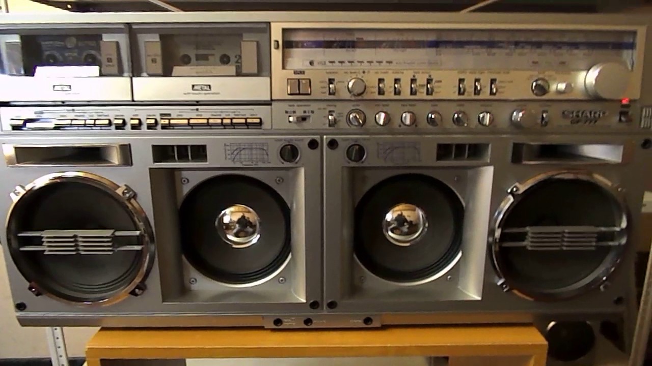 Sharp GF-777 Z #4, after repair, cassette deck test, FULL WORKING ...