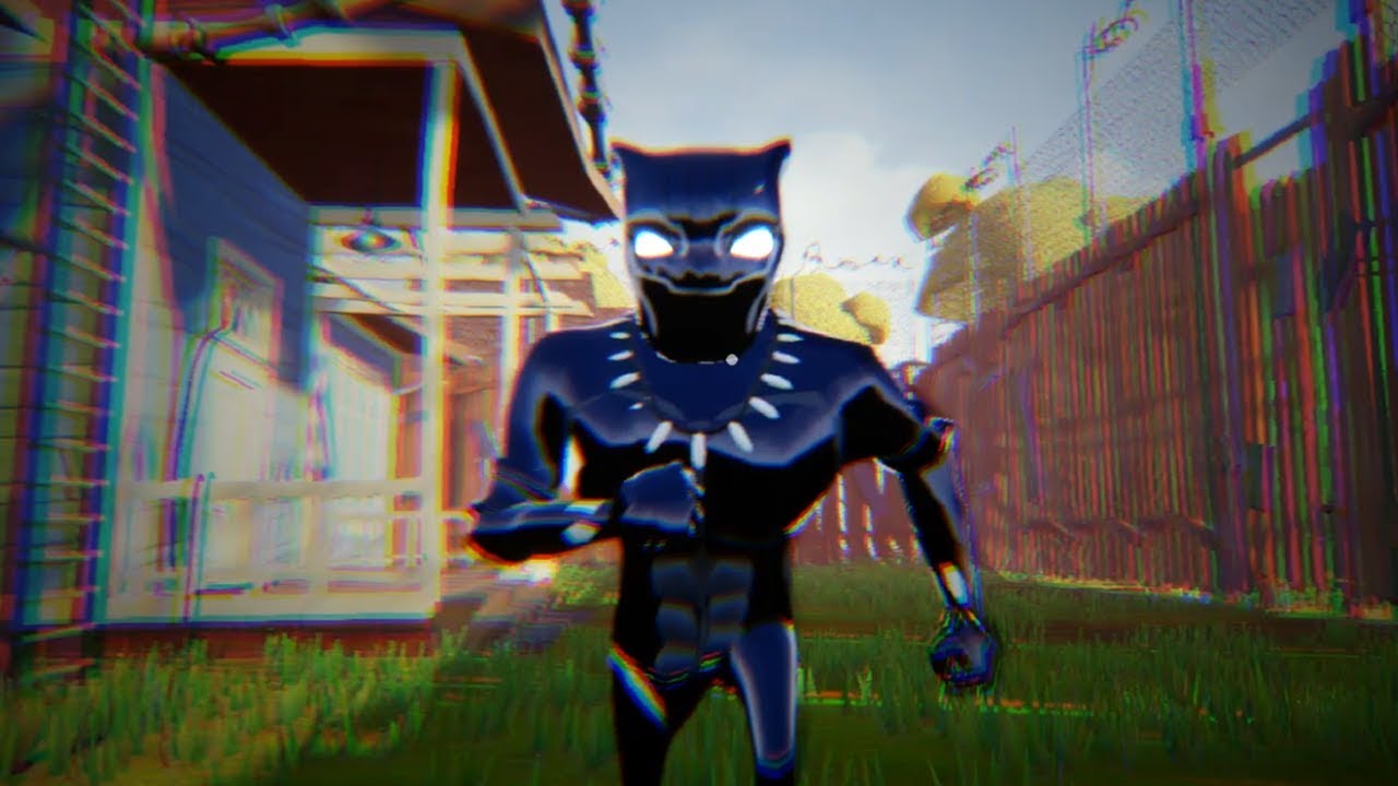 MY NEW NEIGHBOR IS BLACK PANTHER - Hello Neighbor ACT 2 - YouTube