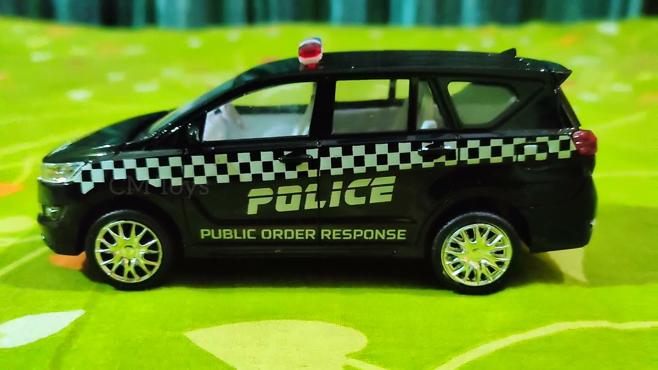 Miniature Innova Police Car Unboxing Video | Tiny Toys Play - YouTube