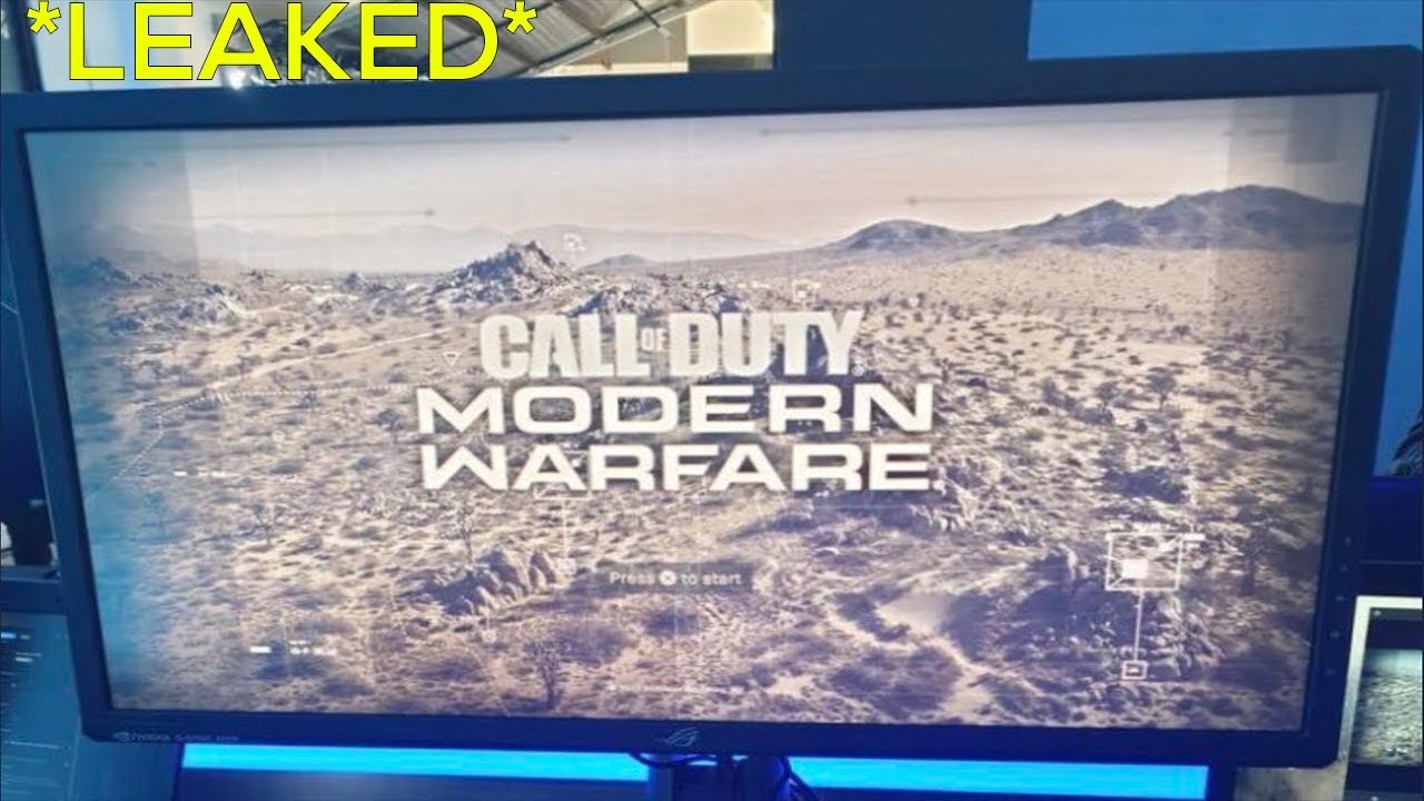 OFFICIAL CALL OF DUTY GAMEPLAY HUD LEAKED!! - YouTube