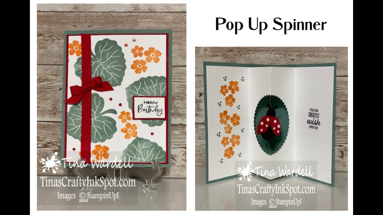 Pop Up Spinner Card Tutorial - YouTube