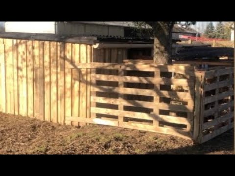 Abri palette chèvre/mouton - YouTube