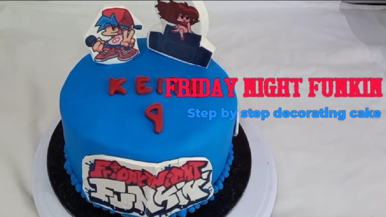 How to make Friday Night Funkin (FNF) Chocolate Cake - YouTube