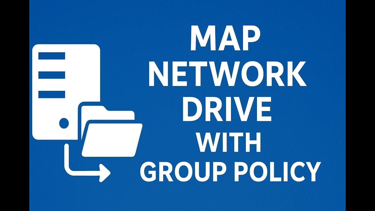 How to map Network drive using Group policy Window server 2025 - YouTube