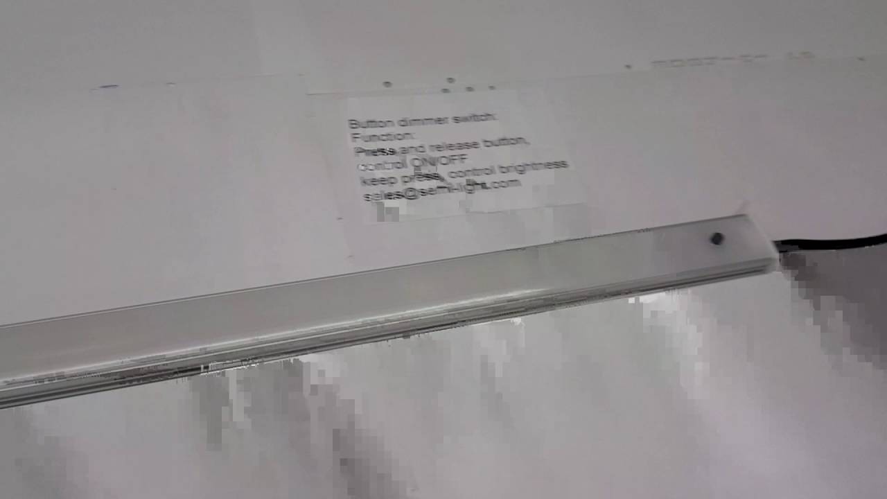 PCBA SWITCH DIMMER LED light strip - YouTube
