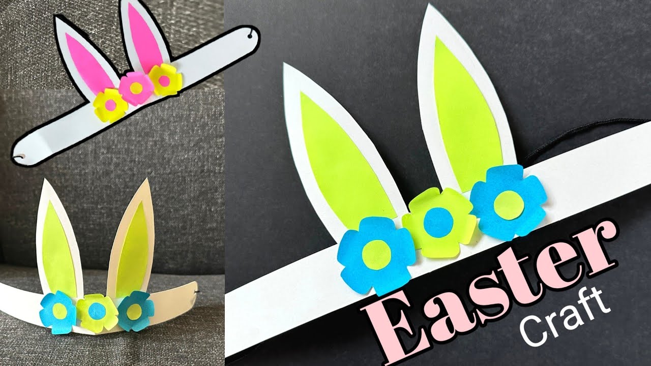 Easter Bunny Ears Headband | Simple DIY Easter Rabbit Craft | Easter ...