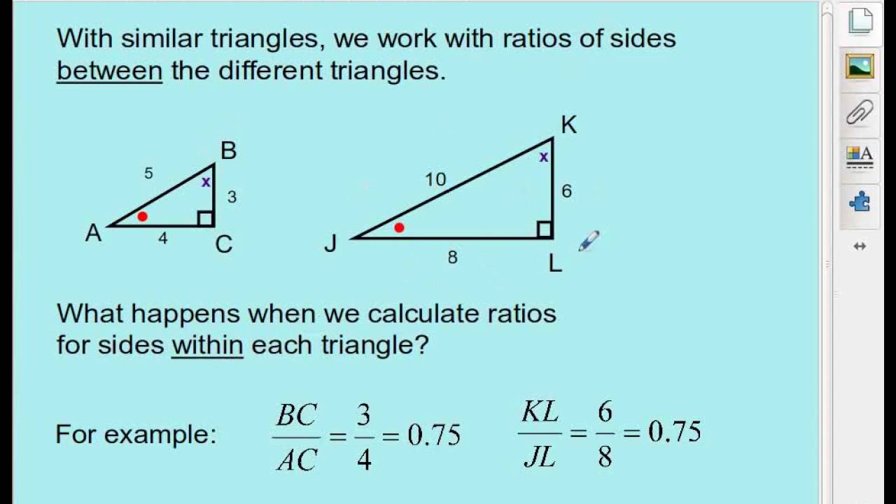 Proportions In Triangles Calculator