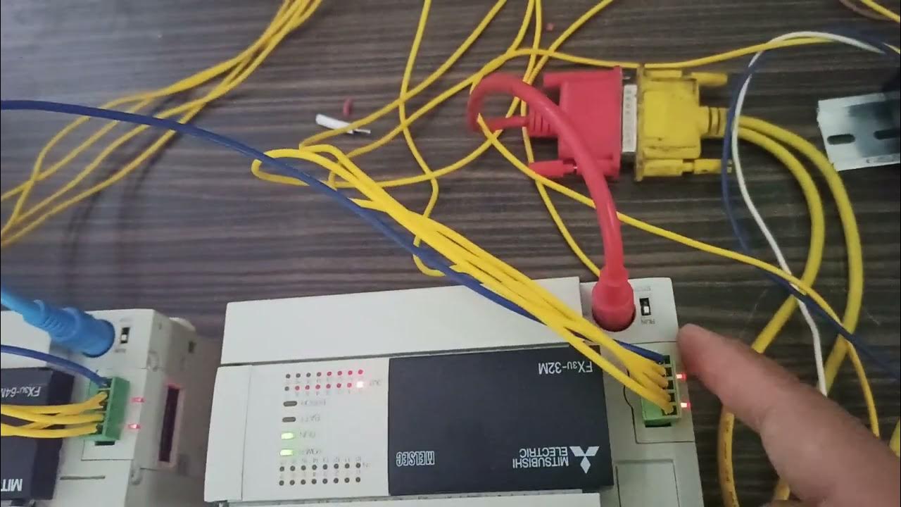 setting comunication RS 485 PLC fx-3u to PLC fx3u , master and slave ...