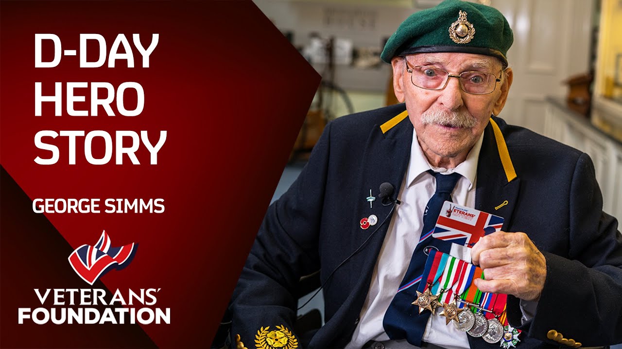 Royal Marine Commando and WW2 hero George Simms remembers D-Day - YouTube