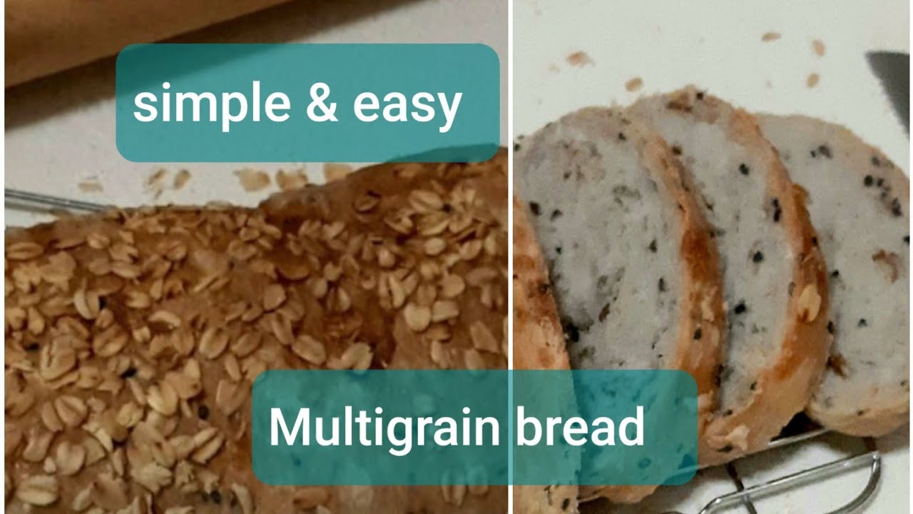 Bread Recipe||Homemade tasty multi seeded bread||Easy homemade multi ...