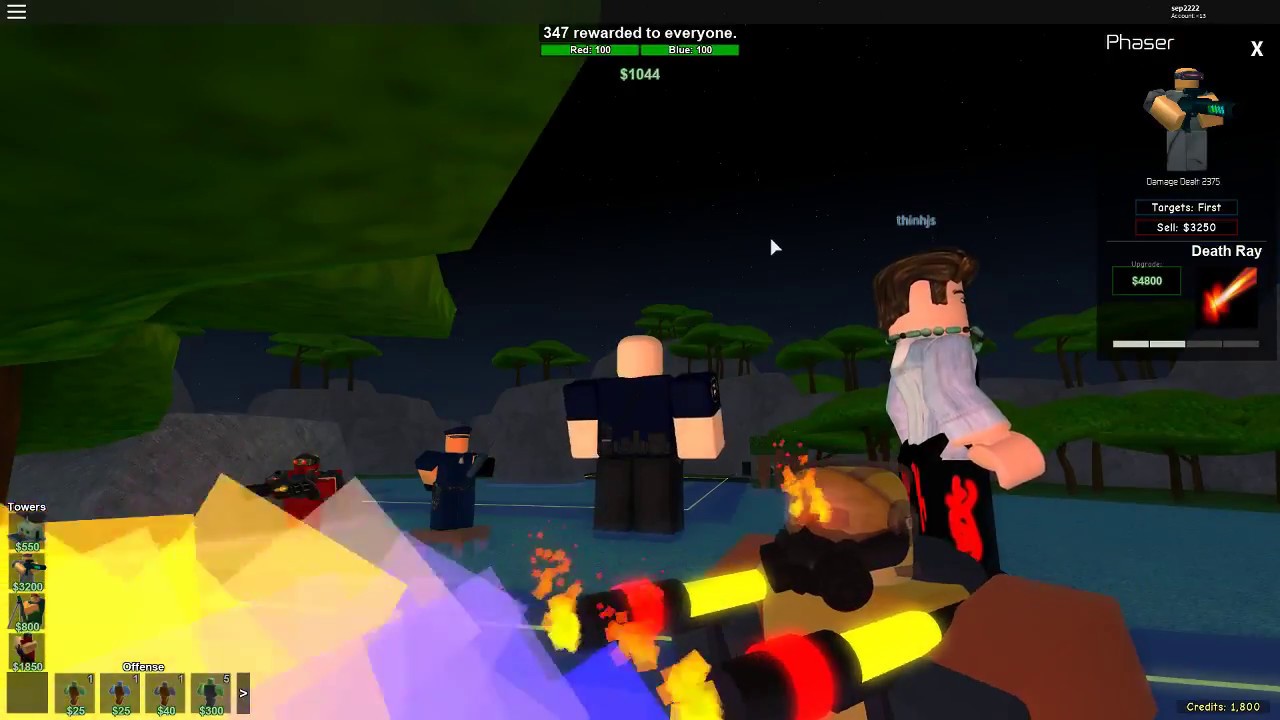 Phaser Review and Intense Void Battles!! | Roblox Tower Battles - YouTube