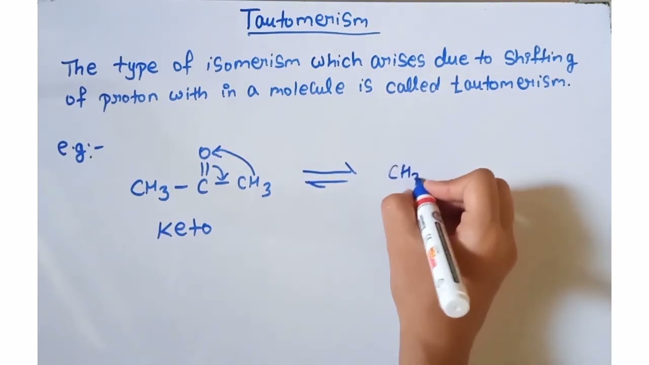 What is tautomerism || class 11|| organic chemistry - YouTube