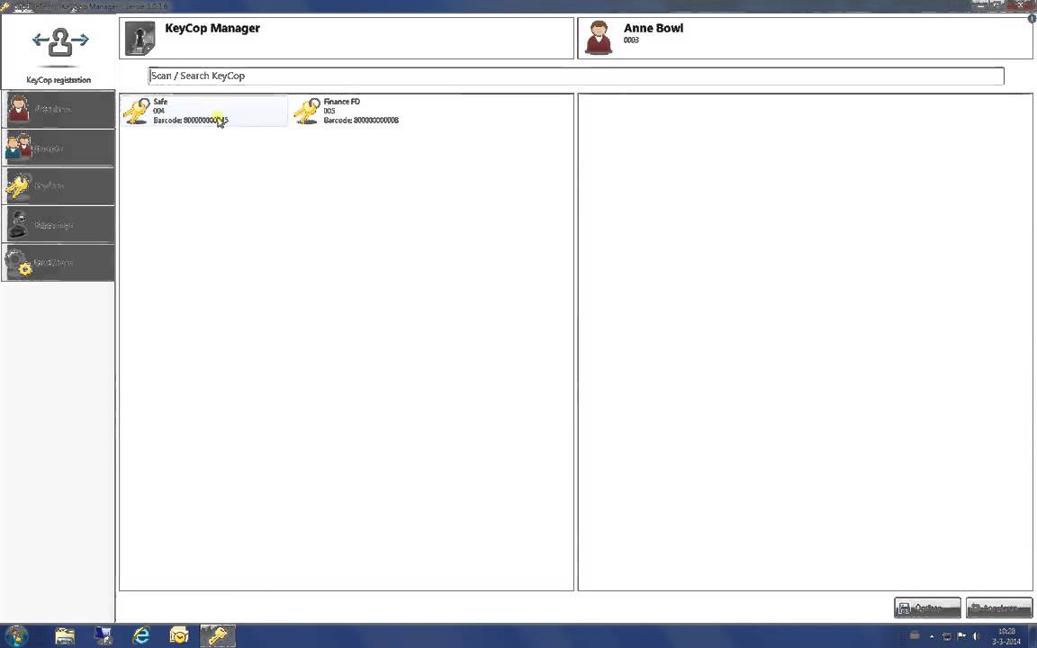Gebruik KeyCop Sleutelmanagement Software - YouTube