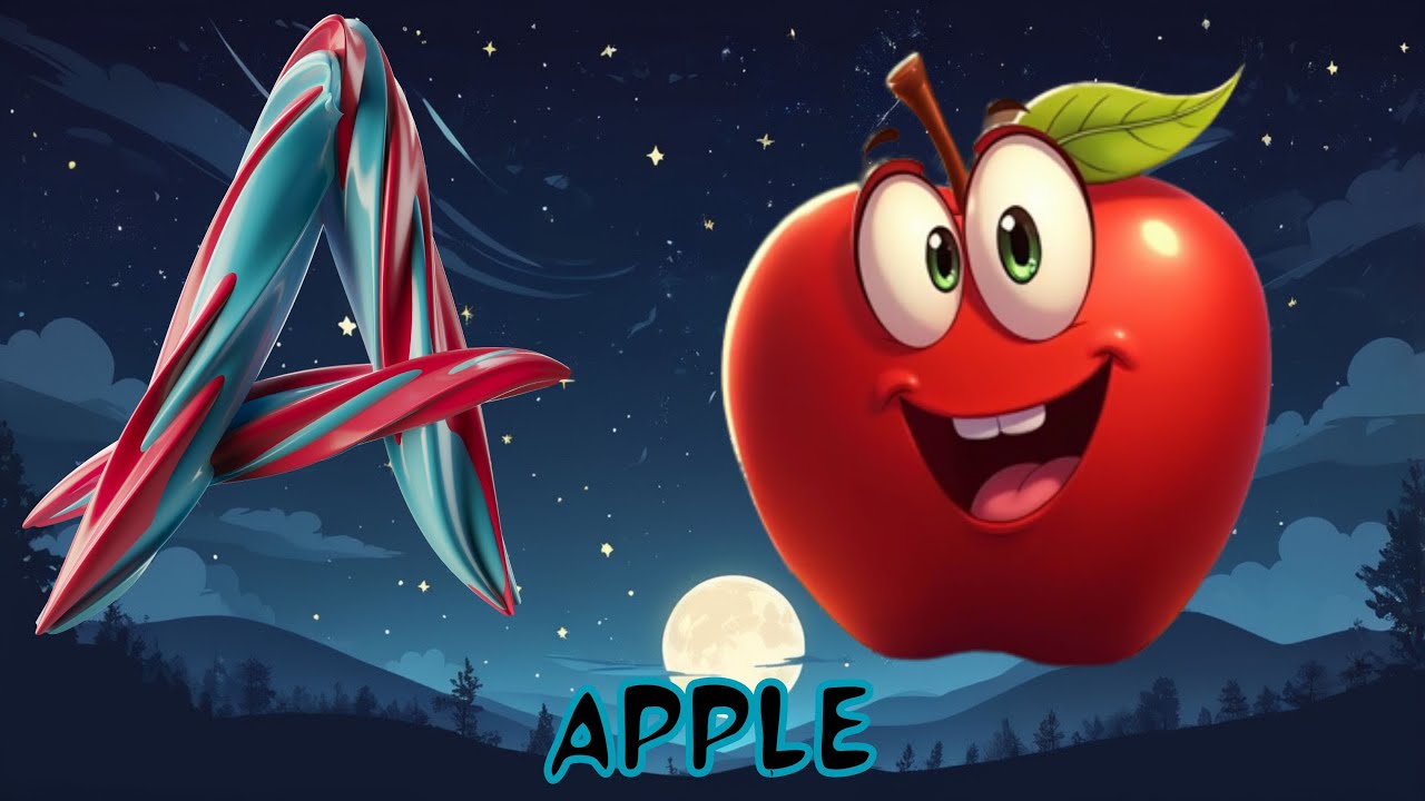 🎵 ABCD Song for Kids | A for Apple 🍎 B for Ball 🏀 | Fun Alphabet ...