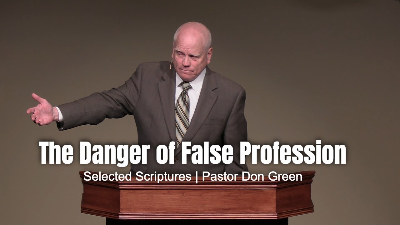 The Danger of False Profession (Selected Scriptures) - YouTube