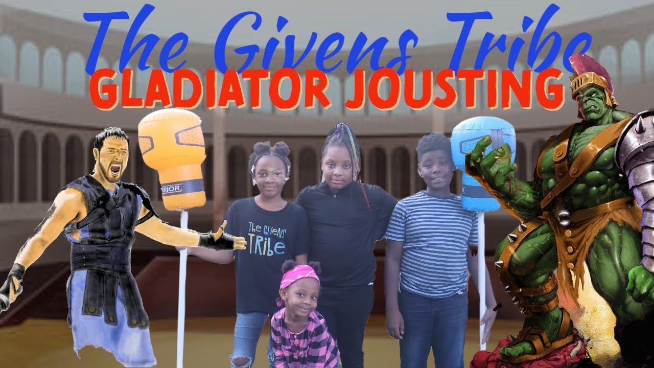Gladiator Jousting Challenge Set by MD Sports - YouTube