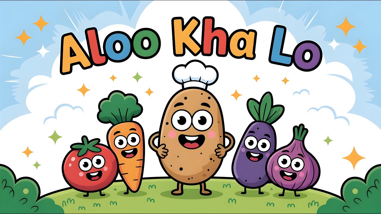 Aloo🥔Bola Mujh Ko Khalo Full Poem | आलू🥔बोला मुझको खालो | Popular Kids ...