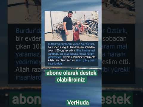 Hurdacı'dan İnsanlık Dersi