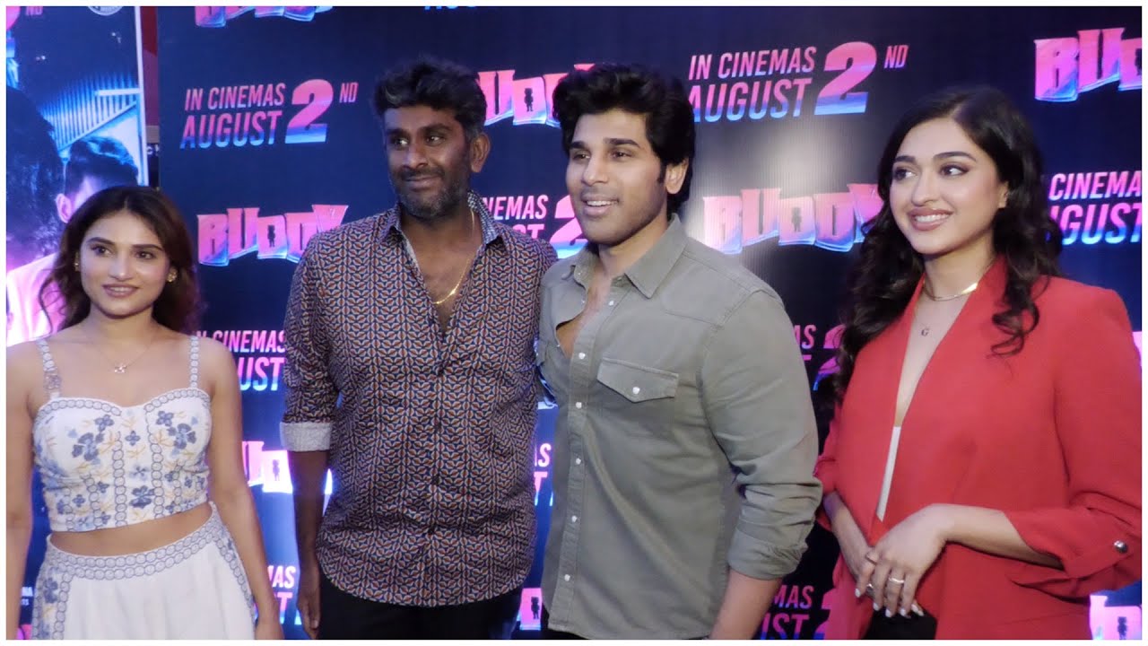 Buddy Team Exclusive Visuals At Buddy Pre Release Press Meet Event ...
