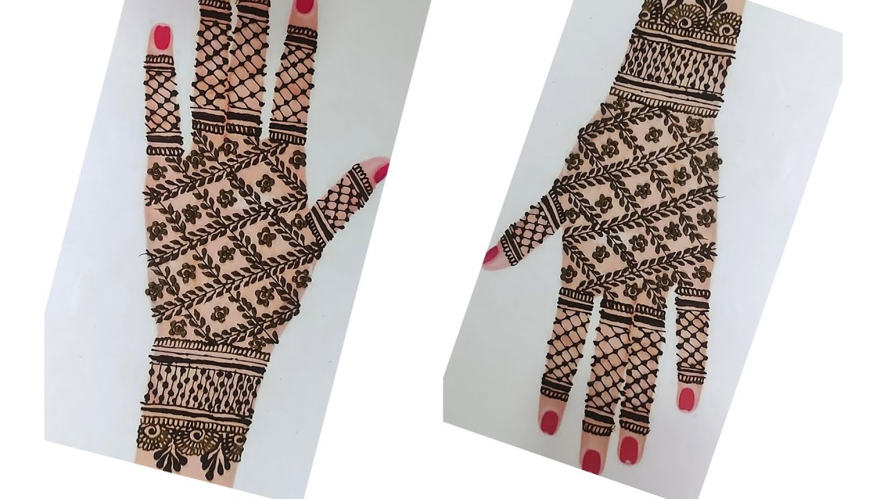 mashallah very nice front boks mehndi design 😘 in 2025 step by step ...