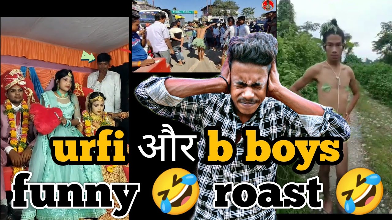 urfi and b boys 🤣 funny roast 🤣#rost #vural #trend #bboy #urfijaved # ...