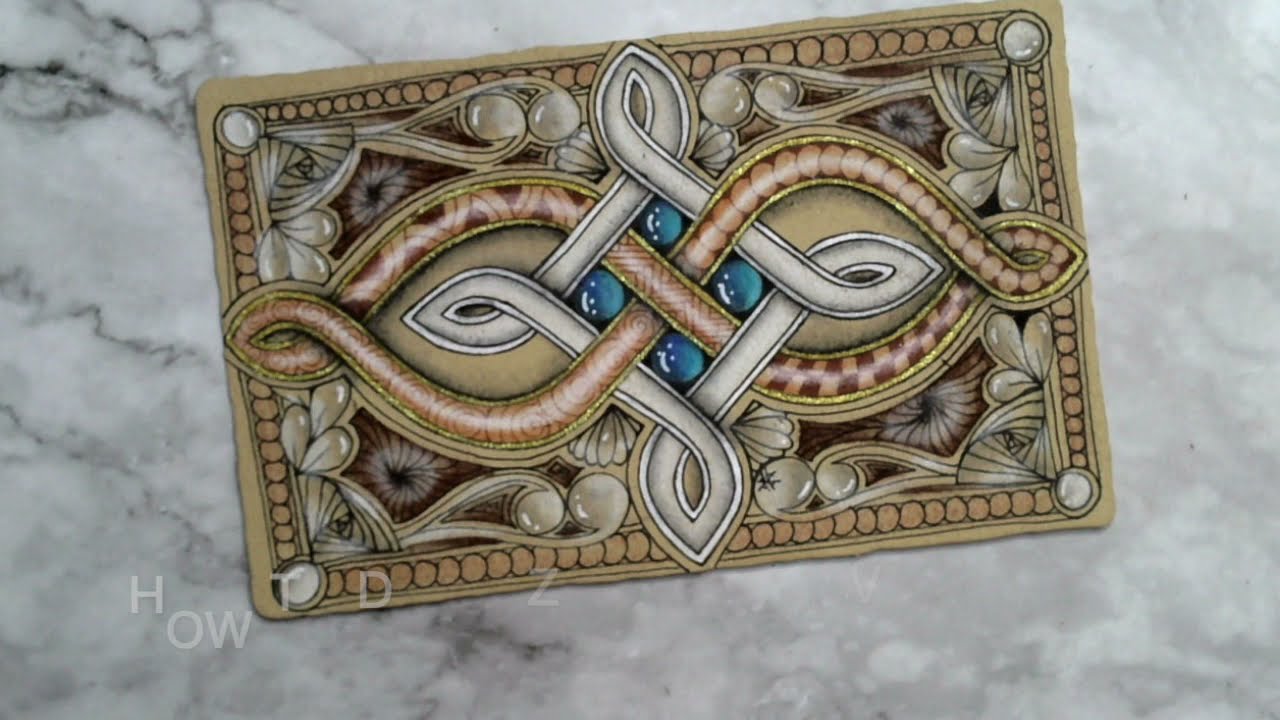 How to draw Zentangle Vol.30 - YouTube