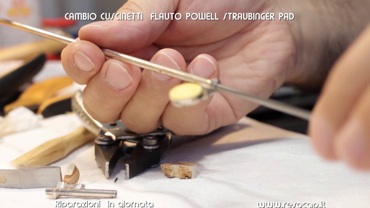 Verne Q Powell FLute, STRAUBINGER PAD, repair repad - YouTube