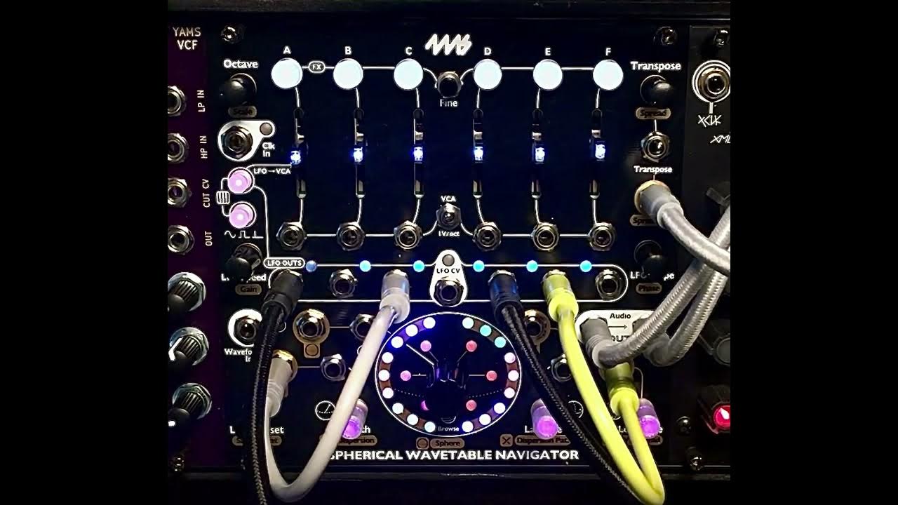 4ms Spherical Wavetable Navigator- ‘Drone for Xmas’- RtB - YouTube