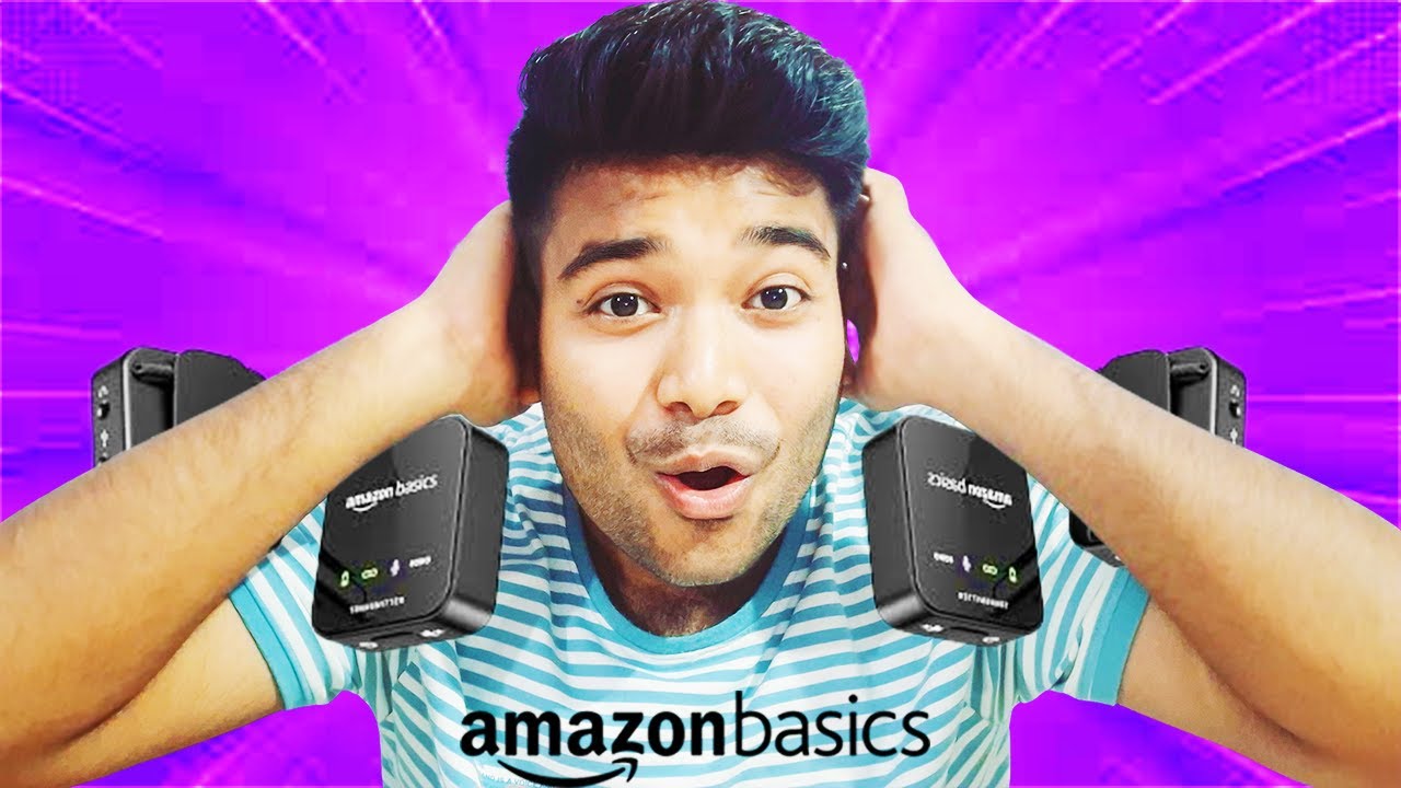 Amazon Basics Professional Wireless Mic Review - YouTube