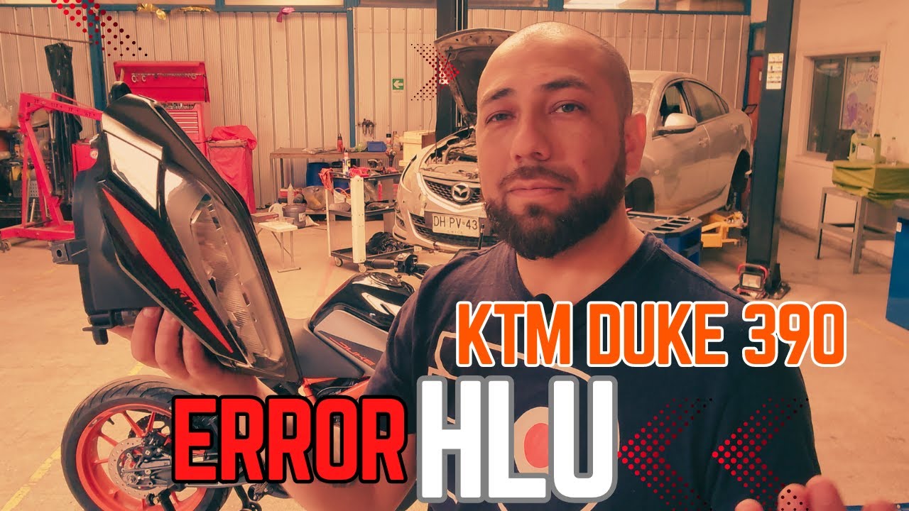 KTM DUKE 390 - ERROR HLU - YouTube