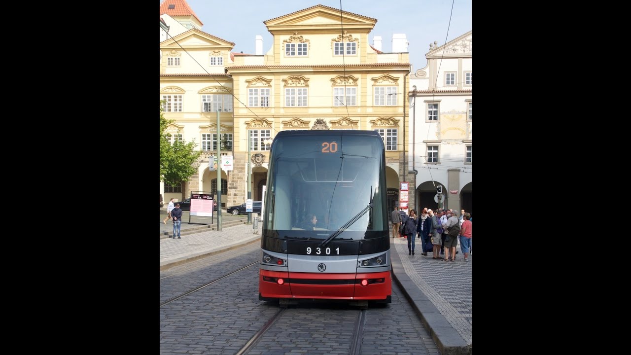 Trams in Prague (Czech Republic) - YouTube