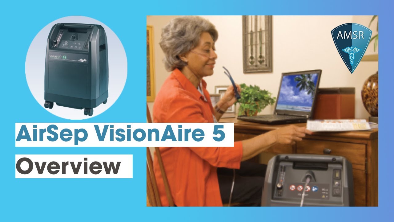 AirSep VisionAire Home Oxygen Concentrator - Overview - YouTube