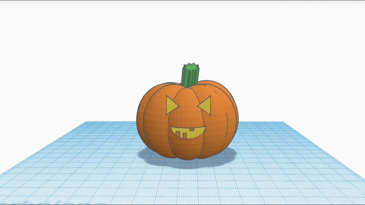 Pumpkin Carving Tinkercad Tutorial - YouTube