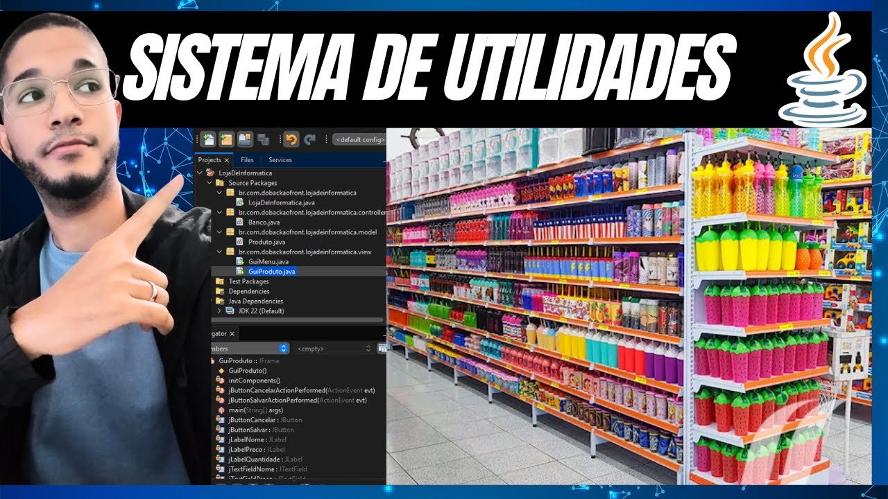 POO JAVA. Sistema de Utilidades Java. Cadastramento e Vendas. Loja de Utilidades Java. Curso de ...