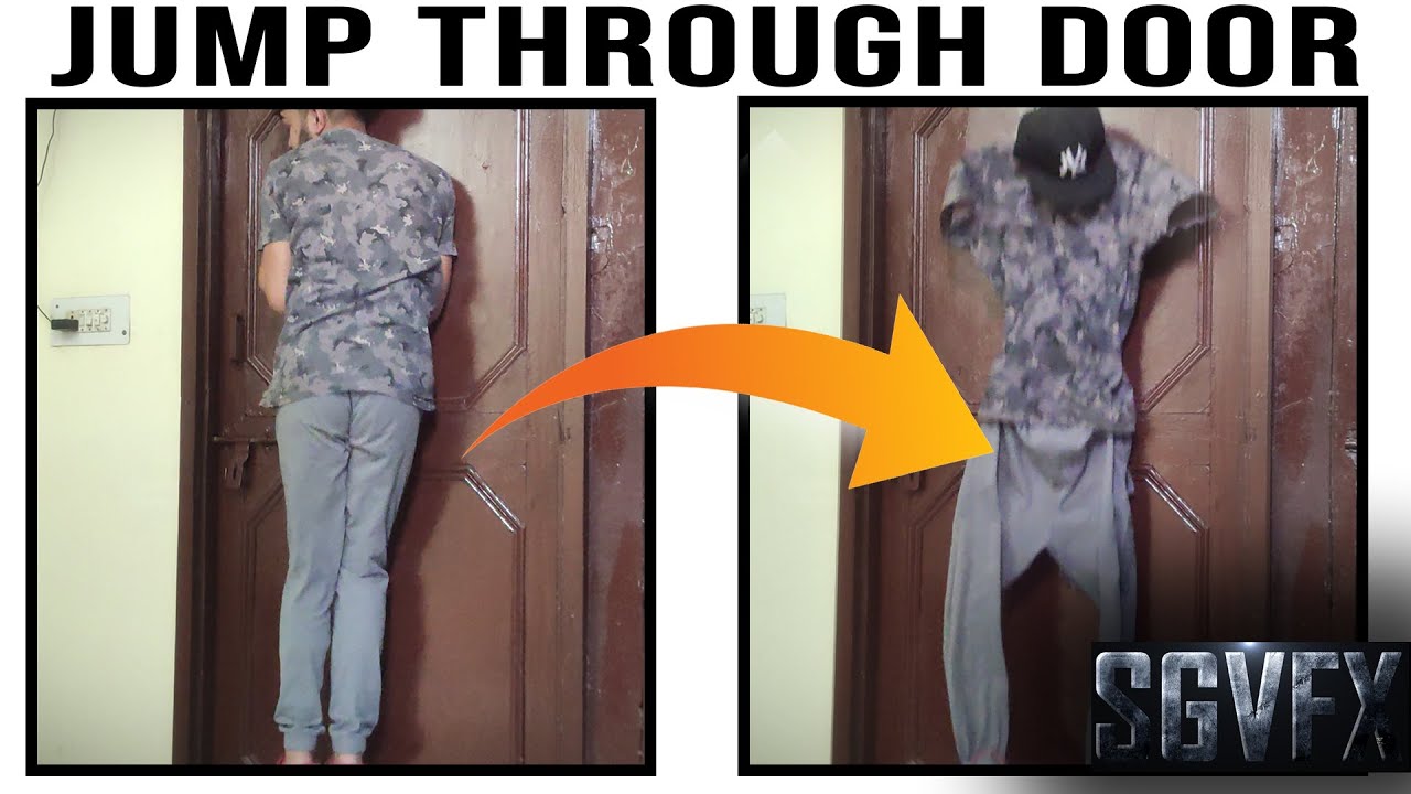 JUMP THROUGH DOOR MAGIC TRICK - YouTube