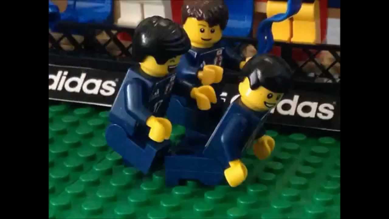 -Brazil World Cup 2014- LEGO BRICK SOCCER ANIMATION（Statement Ver.) 勝利の ...