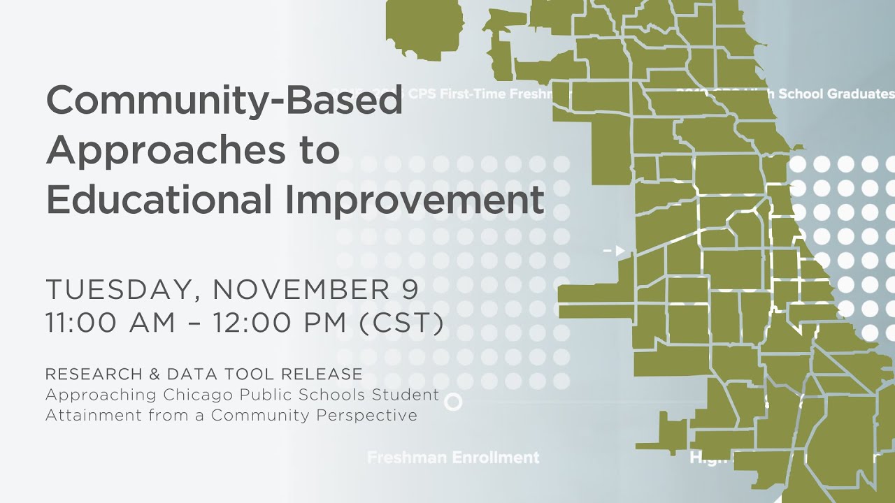 Community Based Approaches to Educational Improvement - YouTube