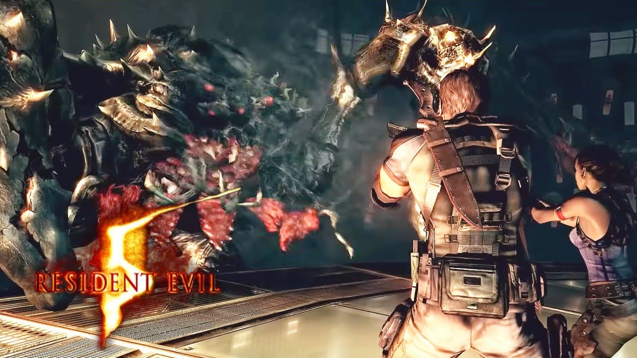 Melawan Boss lagi, monster kepiting raksasa - Resident Evil 5 #7 - YouTube