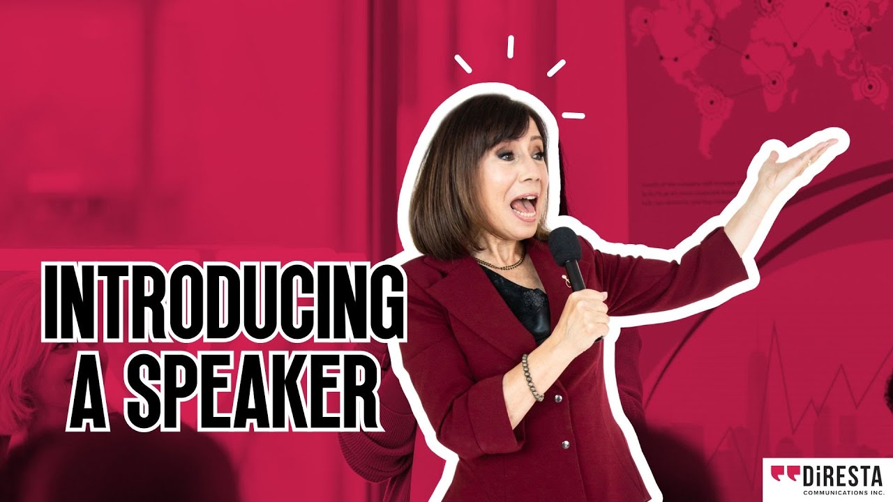 The Ultimate Guide To Introducing A Speaker - YouTube