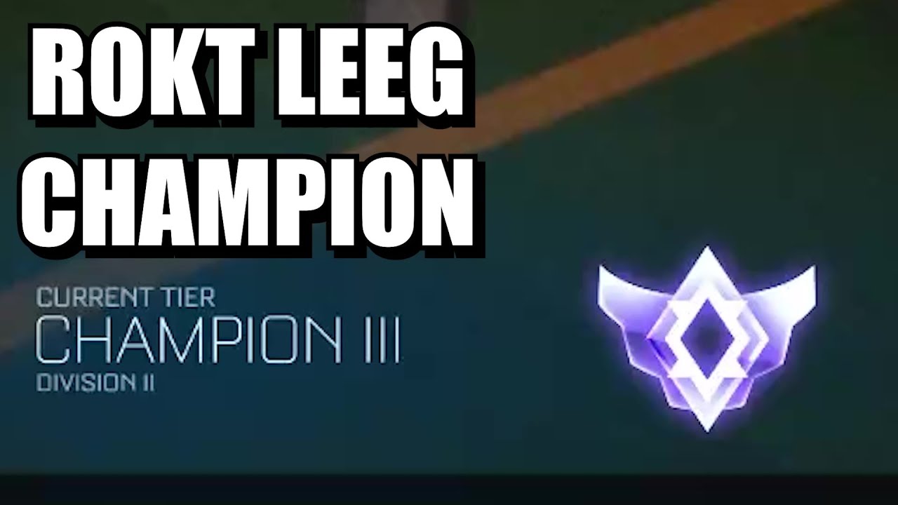 Rokt Leeg Champion - YouTube