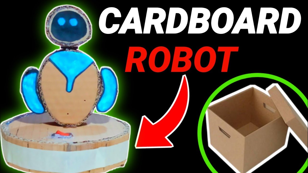 Mini cardboard Robot make it easy. - YouTube