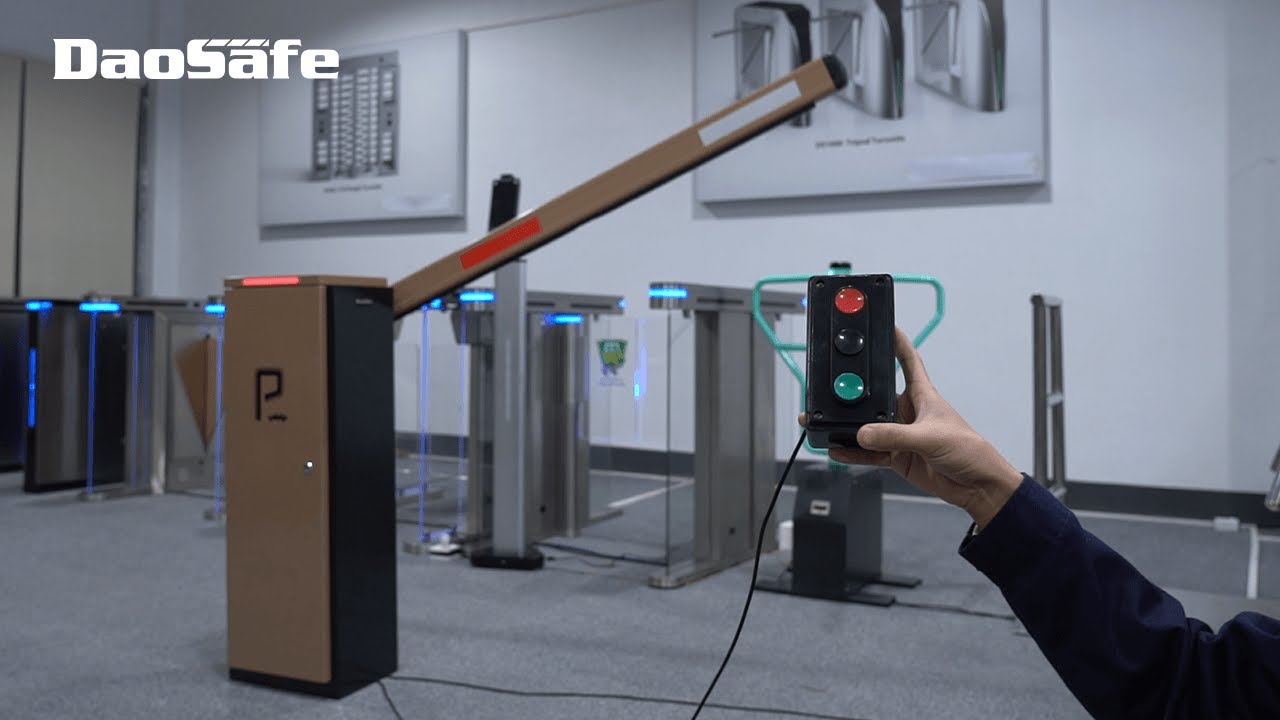 Daosafe DS718P LED Indicator Barrier Gate Parking Gate - YouTube