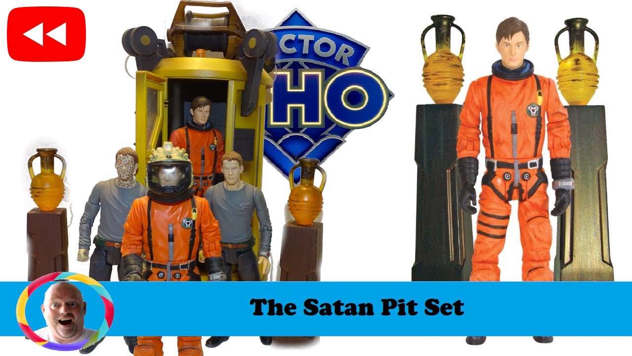 Dr Who The Satan Pit Figure Set Review - YouTube