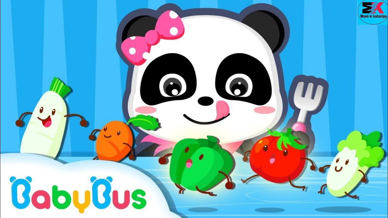 Cooking in the Kitchen l Learn Colors with Dancing Vegetables l Super ...